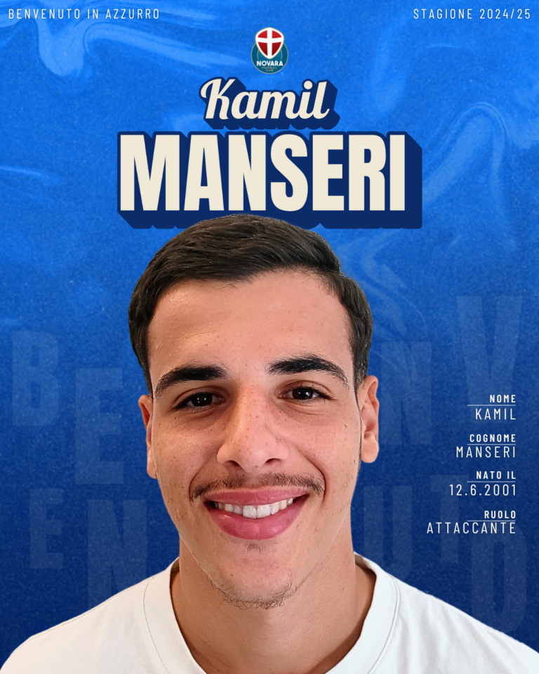Kamil Manseri è un calciatore del Novara FC – Novara Football Club